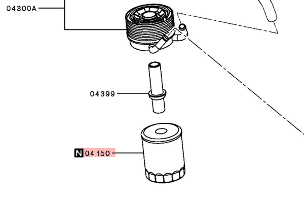 Mitsubishi Eclipse Cross Oil Filter. | Mitsubishi Filters | Batchelors ...